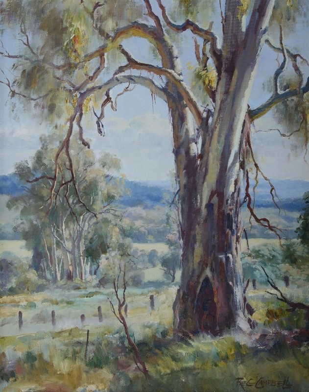 Reginald Earl (Reg) Campbell. 1923-2008 Australia - Works in Past Sales