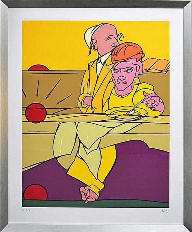 Valerio Adami. 1935-. - Works in Past Sales