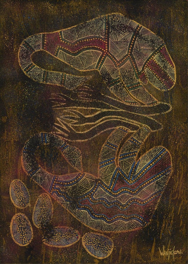 Leanne Reid Wanjidari. 1966-. Australia (Aboriginal) - Works in Past Sales