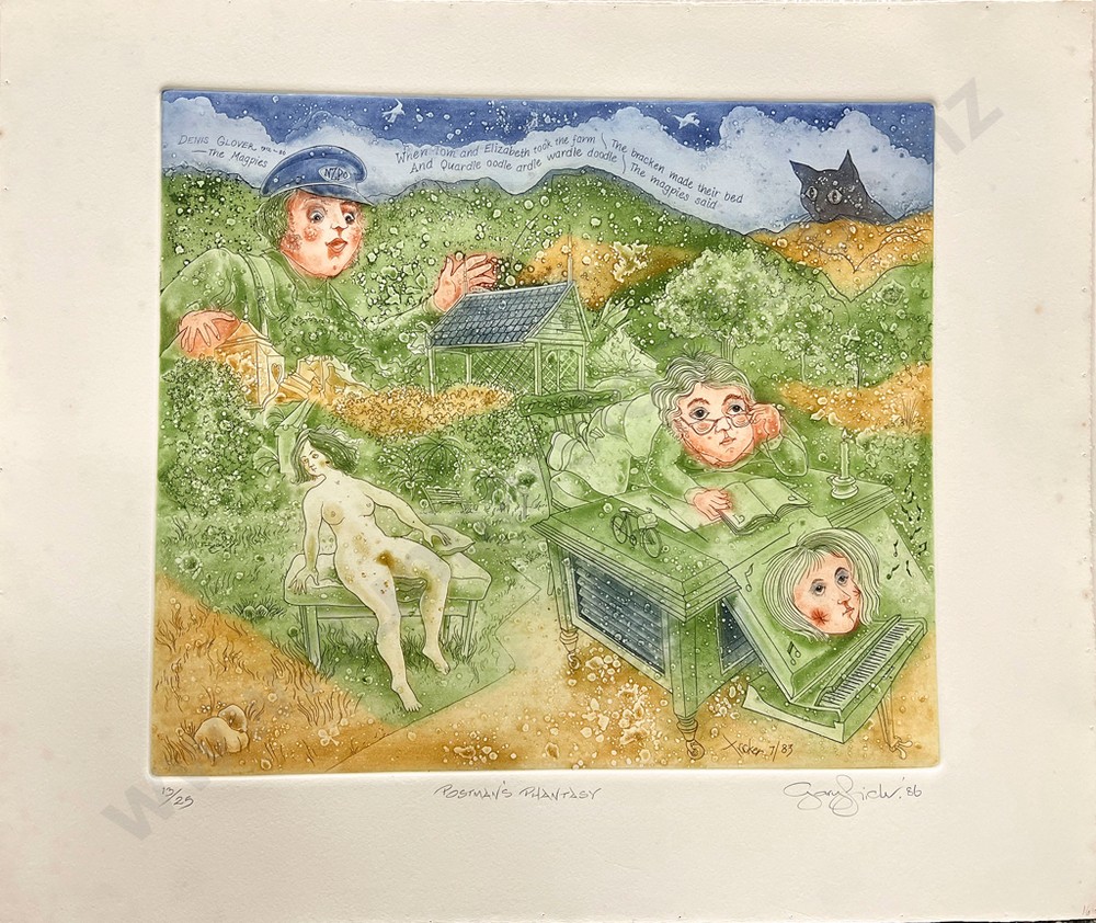 Gary Tricker. 1938-. New Zealand - Works in Past Sales