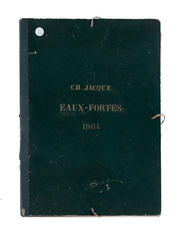 Charles-Emile Jacque. Working c.1850 - Works in Past Sales