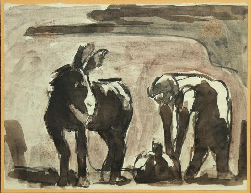 Josef Herman. 1911-2000 - Works in Past Sales