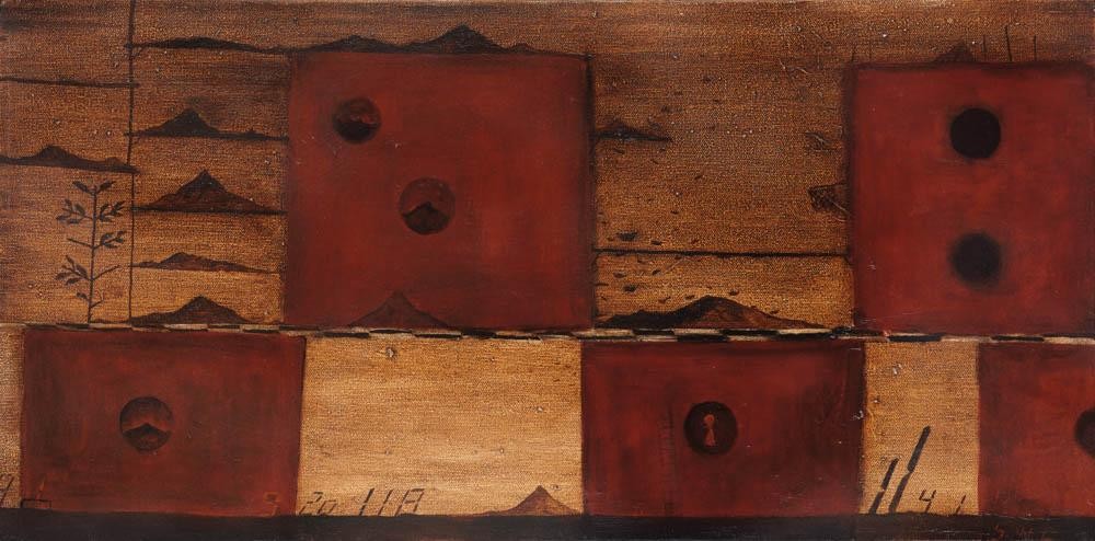 Shane Cotton. 1964-. New Zealand - Works in Past Sales