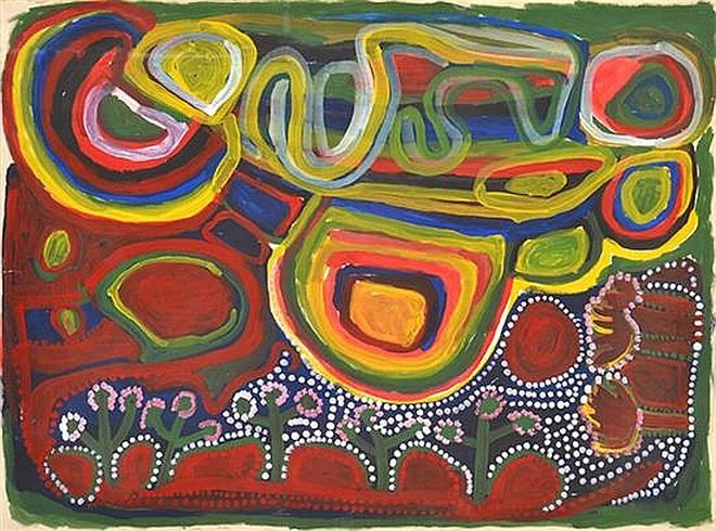 Nyuju Stumpy Brown. c1924-2011 Australia (Aboriginal) - Works in Past Sales