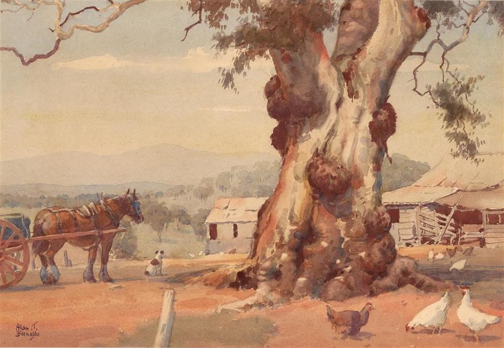 Allan Thomas Bernaldo. 1900-88 Australia - Works in Past Sales