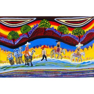 Bessie Liddle. 1927-. Australia (Aboriginal) - Prices of Art at Auction