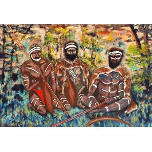 Primus Ugle. 1941-. Australia (Aboriginal) - Works in Past Sales