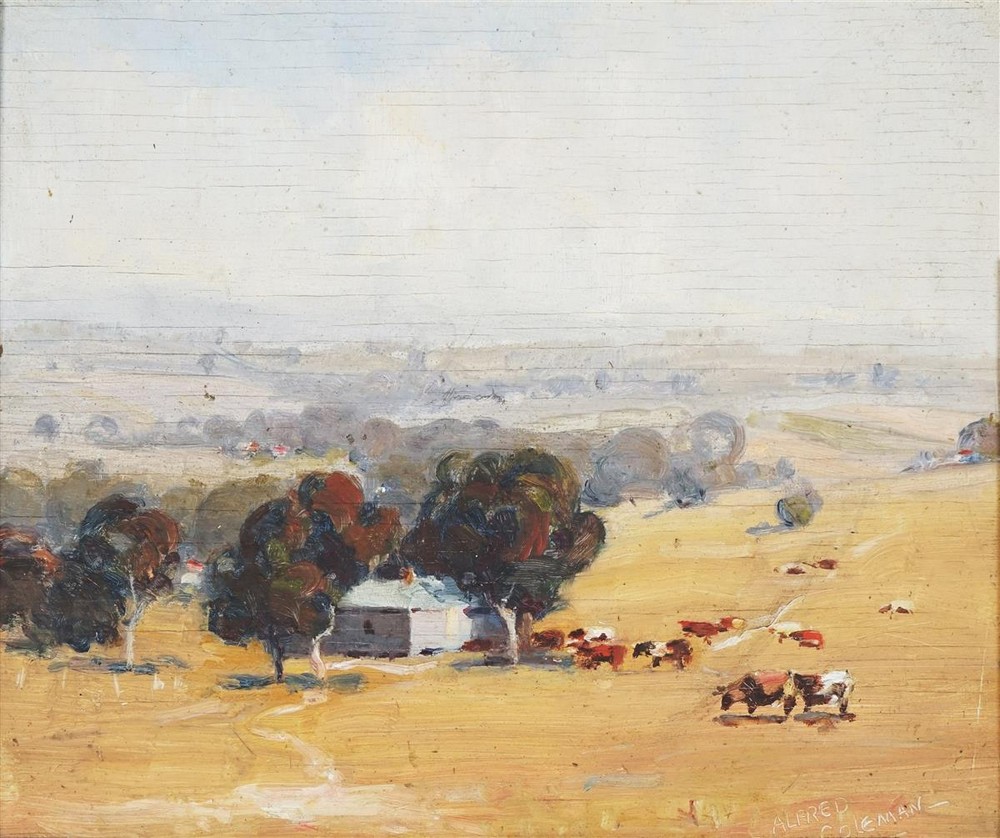 Alfred George Coleman. c1890-1952 Australia - Prices of Art at Auction