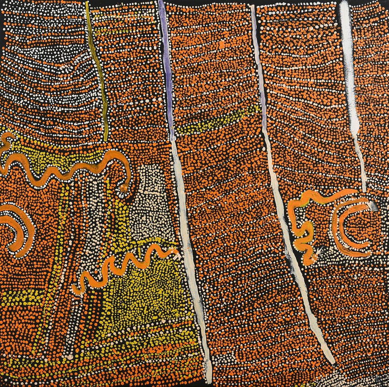 Jimmy Donegan. c1940-. Australia (Aboriginal) - Works in Past Sales