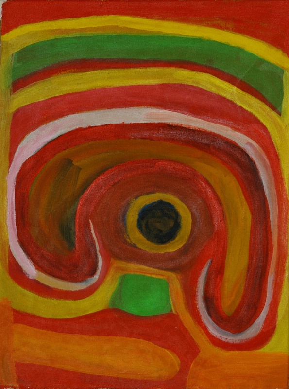 Numbers by medium - Nyuju Stumpy Brown. c1924-2011 Australia (Aboriginal)