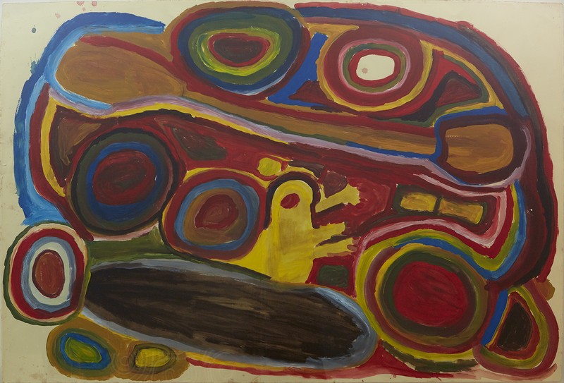 Nyuju Stumpy Brown. c1924-2011 Australia (Aboriginal) - Works in Past Sales