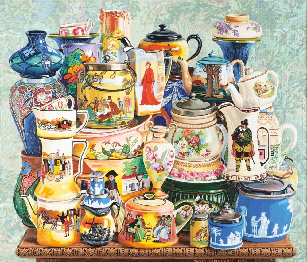 Numbers by medium - Alvin Pankhurst. 1949-. New Zealand