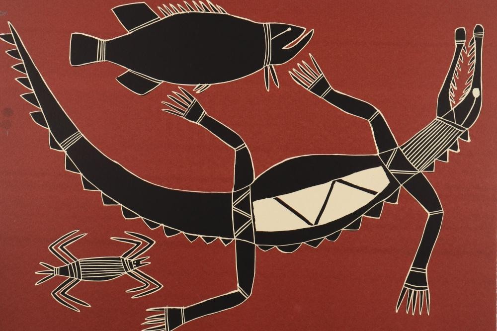 Johnny Bulun Bulun. 1946-2010 Australia (Aboriginal) - Works in Past Sales