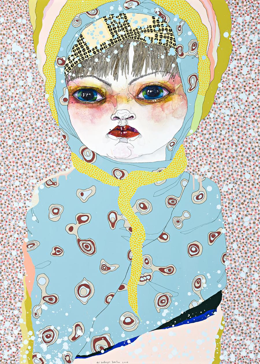 Del Kathryn Barton. 1972-. Australia - Works in Past Sales