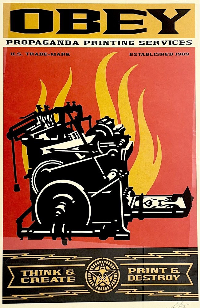 Frank Shepard Fairey. 1970-. - Works in Past Sales