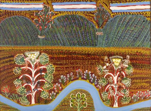 Bessie Liddle. 1927-. Australia (Aboriginal) - Works in Past Sales