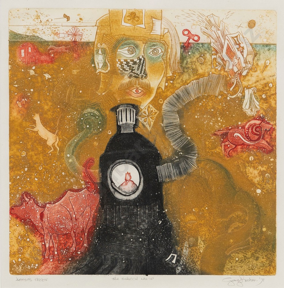 Gary Tricker. 1938-. New Zealand - Works in Past Sales