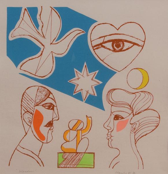 Numbers by medium - James Patrick (Pat) Hanly. 1932-2004 New Zealand