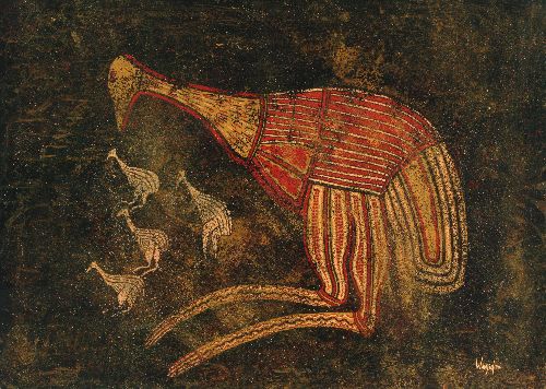 Leanne Reid Wanjidari. 1966-. Australia (Aboriginal) - Works in Past Sales