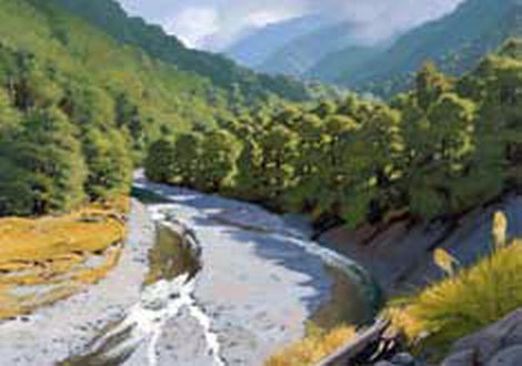 Numbers by medium - John Rundle. 1933-2014 New Zealand