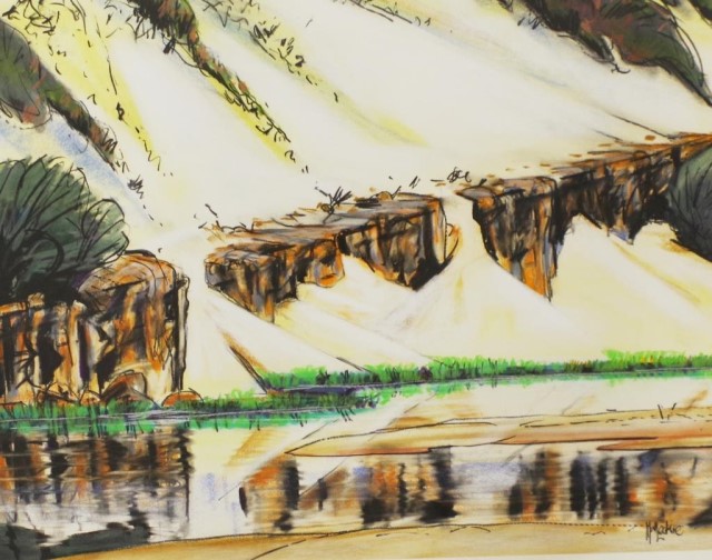 Malcolm John Stuart (Mal) Leckie. 1952-. Australia - Works in Past Sales