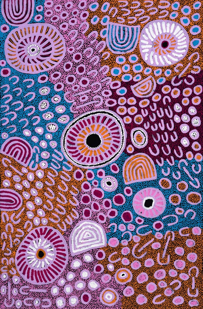Sharon Porter Nampijinpa. c1950-. Australia (Aboriginal) - Works in ...