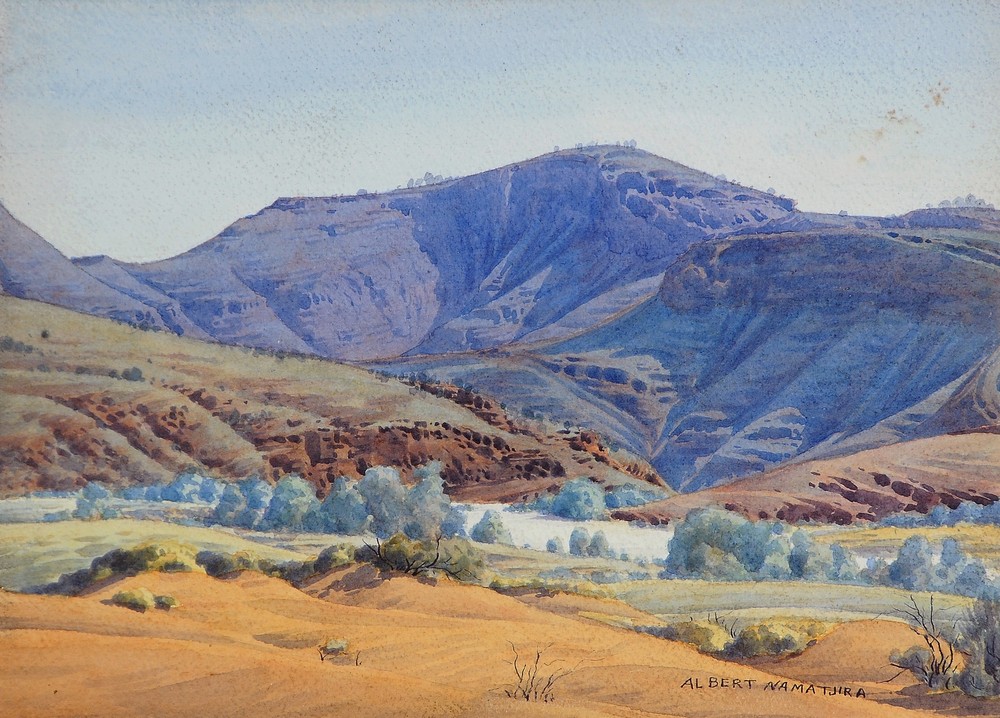 Albert Namatjira. 1902-59 Australia (Aboriginal) - Works in Past Sales