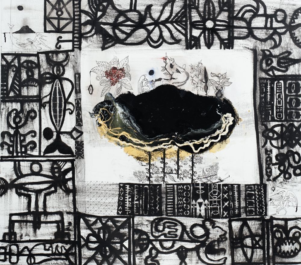 John Pule. 1962-. New Zealand - Works in Past Sales