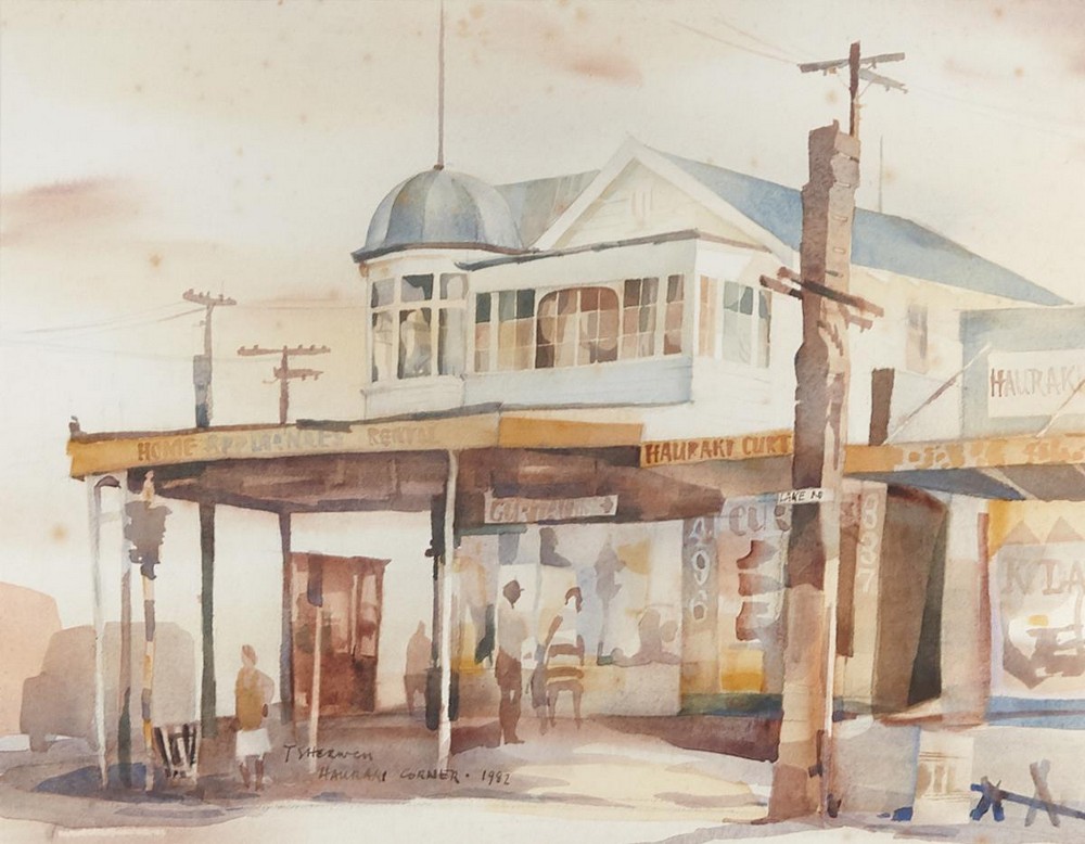 Ted Sherwin. Working 1980s-2000s New Zealand - Works in Past Sales