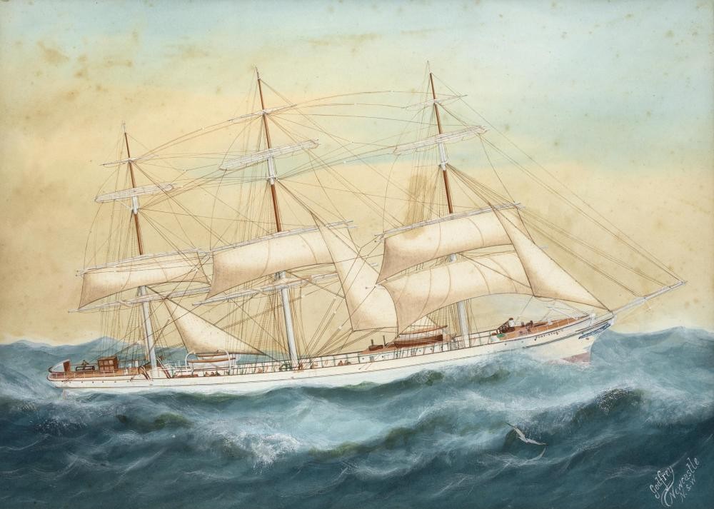 Oliver Godfrey. Working 1899-1909 Australia - Works in Past Sales