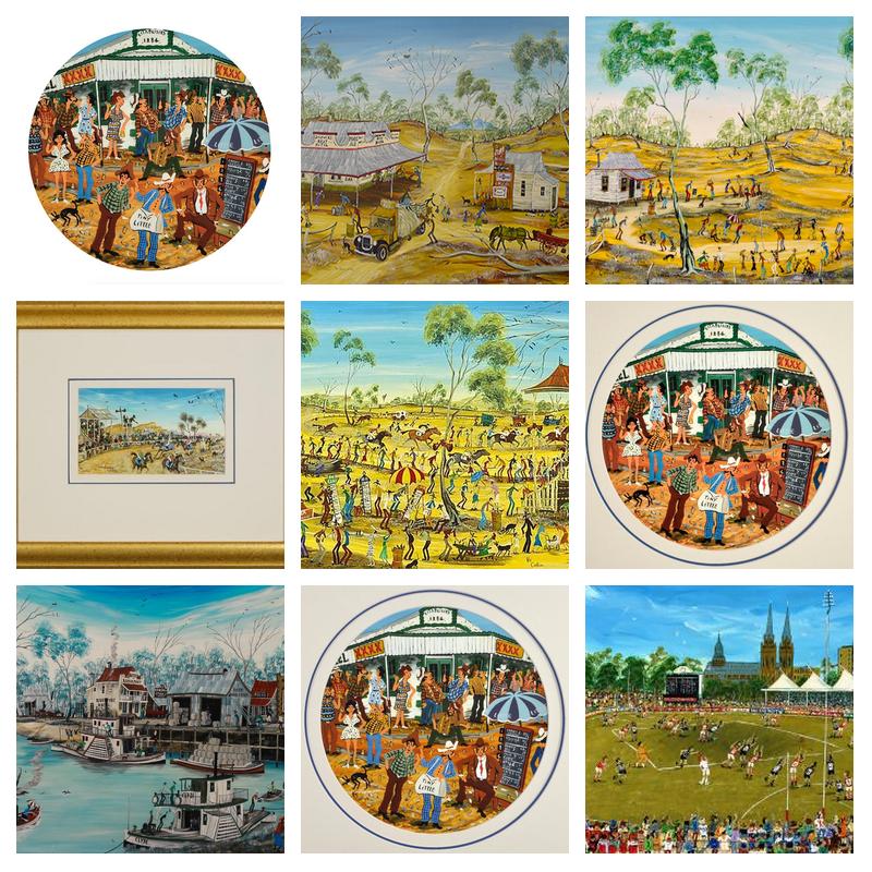 Vic Collins. 1944-. Australia - Prices of Art at Auction