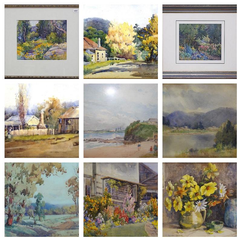 Laura Elvira Booth. 1885-1979 Australia - Prices of Art at Auction