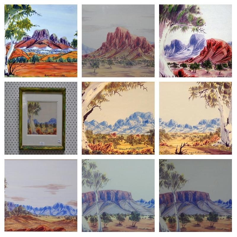 Albert Namatjira, Junior. 1955-. Australia (Aboriginal) - Prices of Art ...