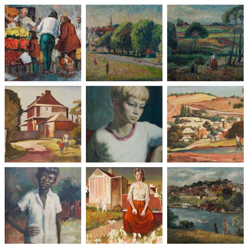 Terence John (John) Santry. 1910-90 Australia - Prices of Art at Auction