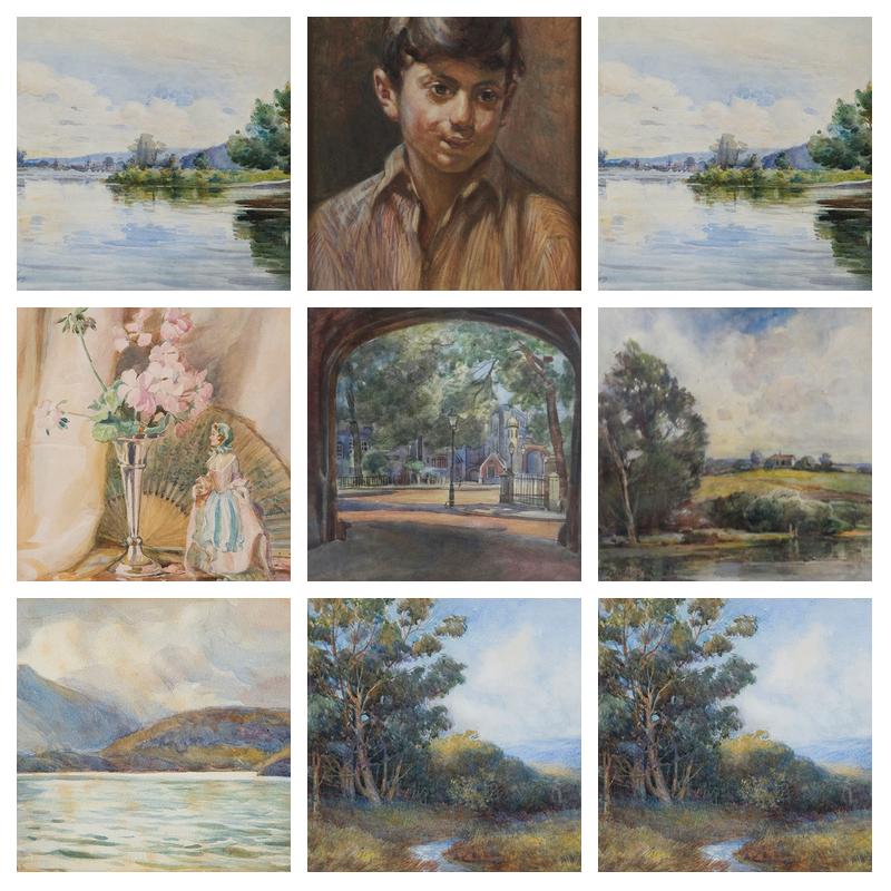 Mabel Hill. 1872-1956 New Zealand, Britain - Prices of Art at Auction