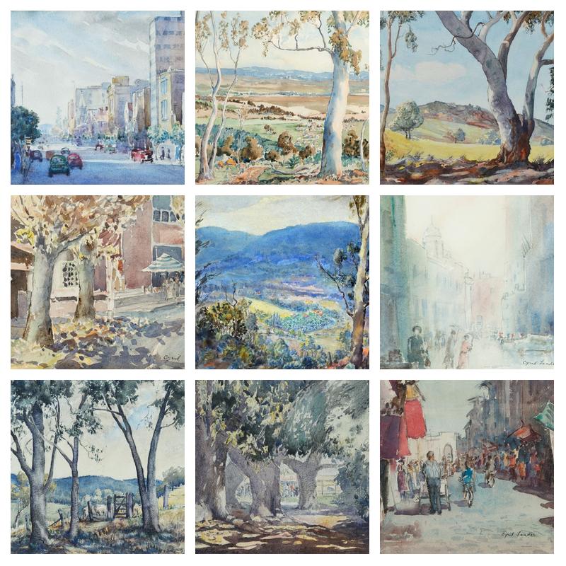 Cyril George Lander. 1892-1983 Australia - Prices of Art at Auction
