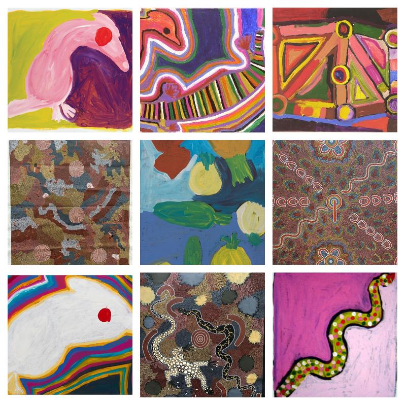 Peggy Brown Napangardi. 1955-. Australia (Aboriginal) - Prices of Art ...