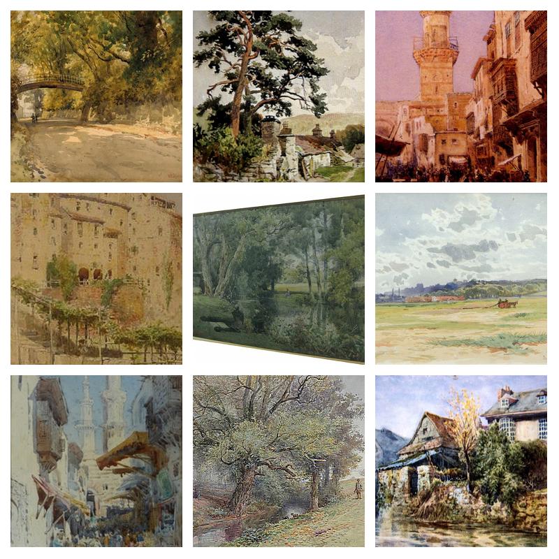 Walter Brookes Spong. 1851-1929 Britain, Australia - Prices of Art at ...