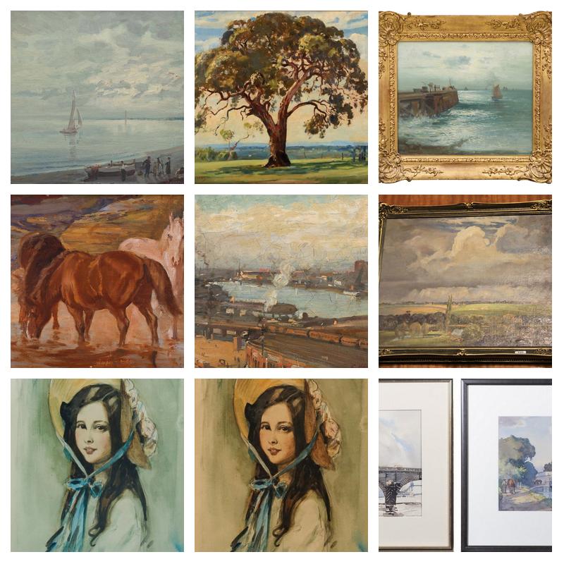 Clewin Simon Vernon Harcourt. 1870-1965 Australia - Prices of Art at ...