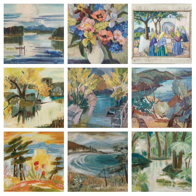 Gwendoline (Gwen) Knight. 1888-1974 New Zealand - Prices of Art at Auction