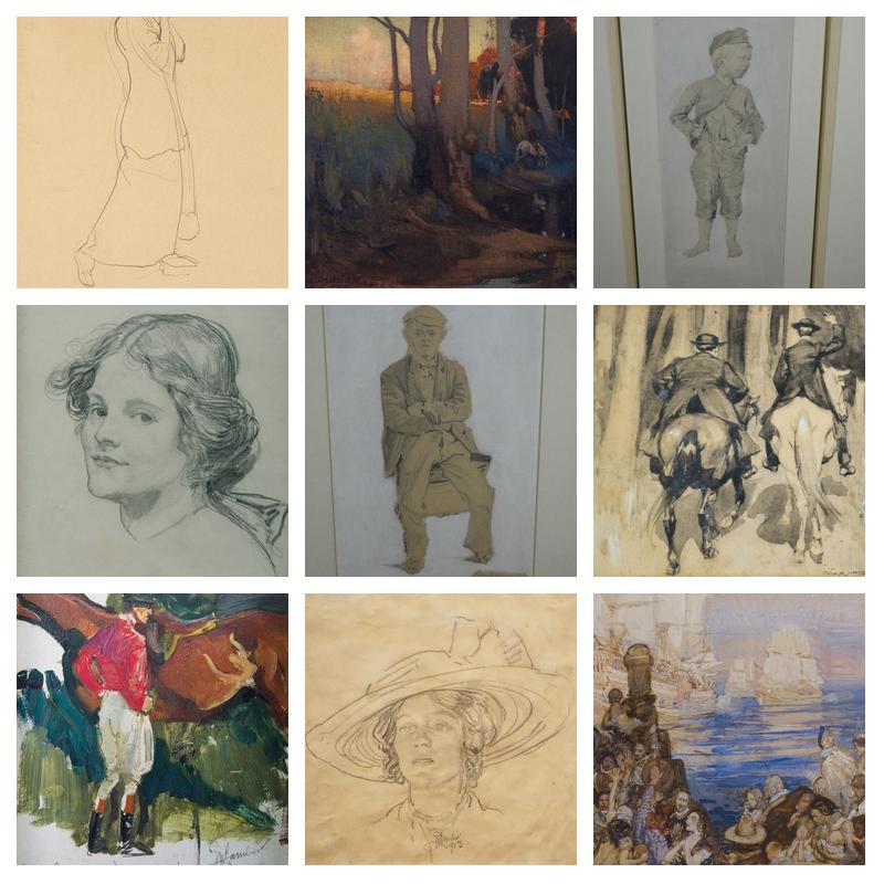 George Washington Lambert. 1873-1930 Australia, Europe, Britain ...