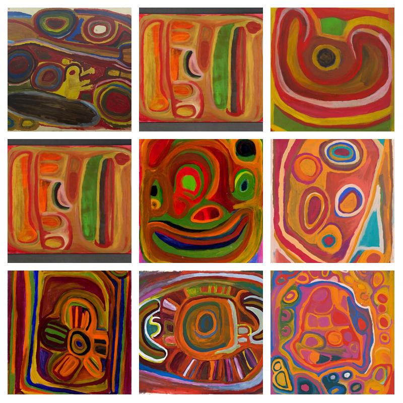 Nyuju Stumpy Brown. c1924-2011 Australia (Aboriginal) - Prices of Art ...