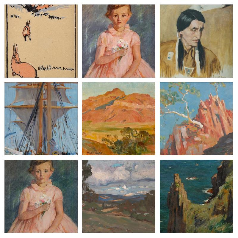 Violet Helen Evangeline Teague. 1872-1951 Australia, Britain, France ...