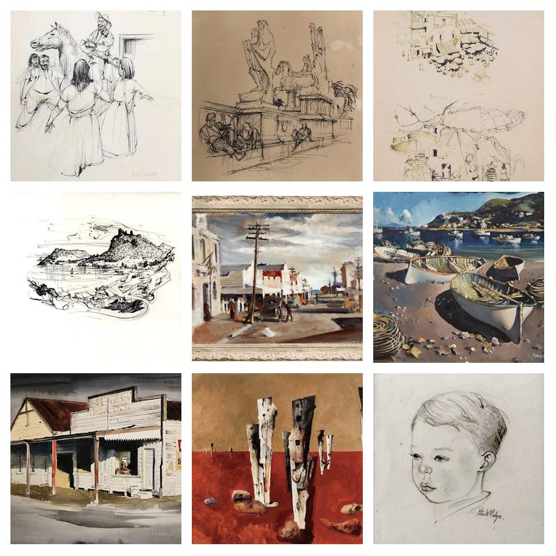 Peter McIntyre. 1910-95 New Zealand, Britain, Australia - Prices of Art ...