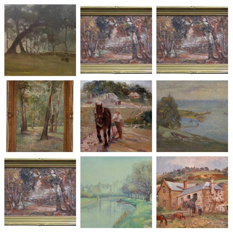 Hal Waugh. 1860-1941 Australia - Prices of Art at Auction