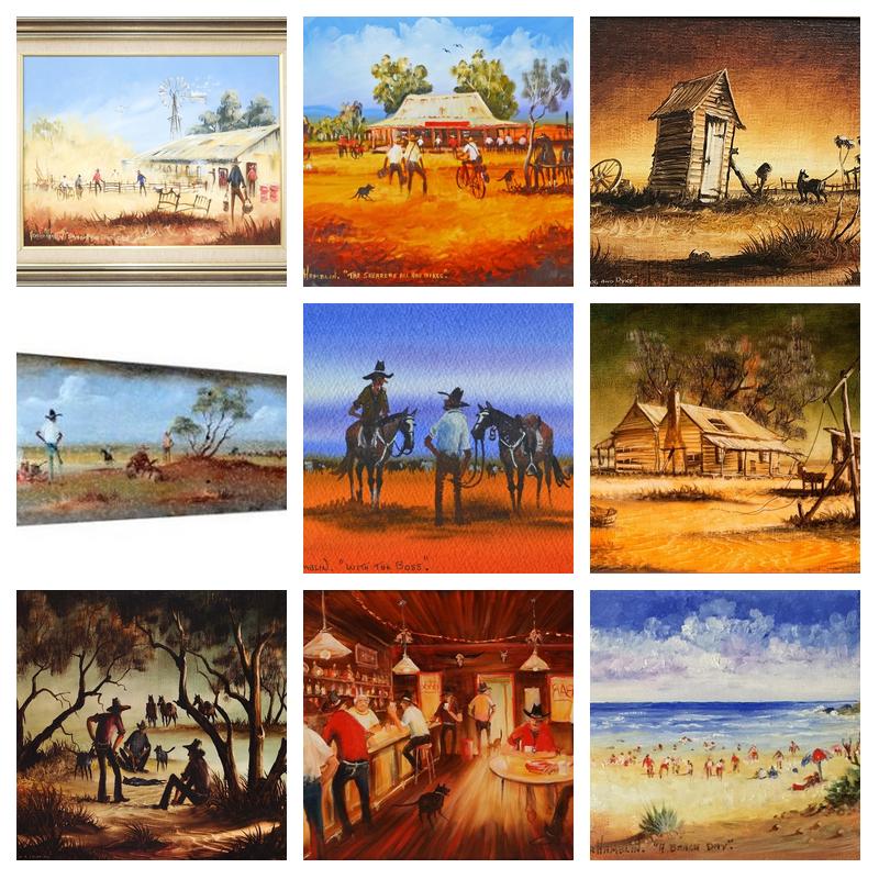 Arthur Hamblin. 1933-. Australia - Prices of Art at Auction