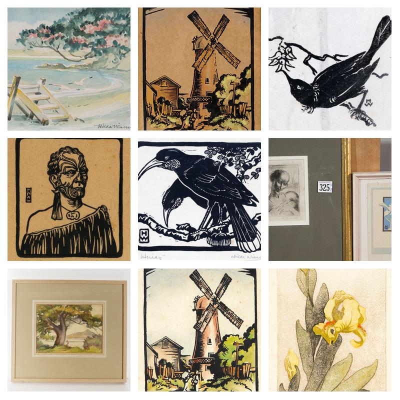Hilda Alexandra Wiseman. 1894-1984 New Zealand - Prices of Art at Auction