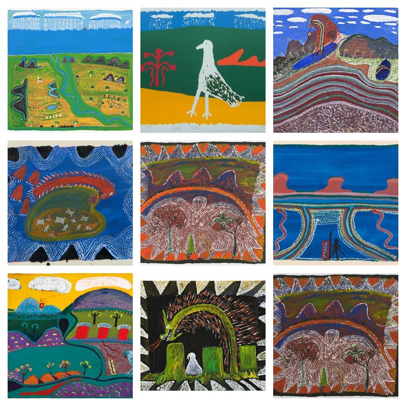 Ginger Riley Munduwalawala. c1939-2002 Australia (Aboriginal) - Prices ...