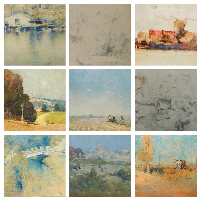 Jesse Jewhurst Hilder. 1881-1916 Australia - Prices of Art at Auction