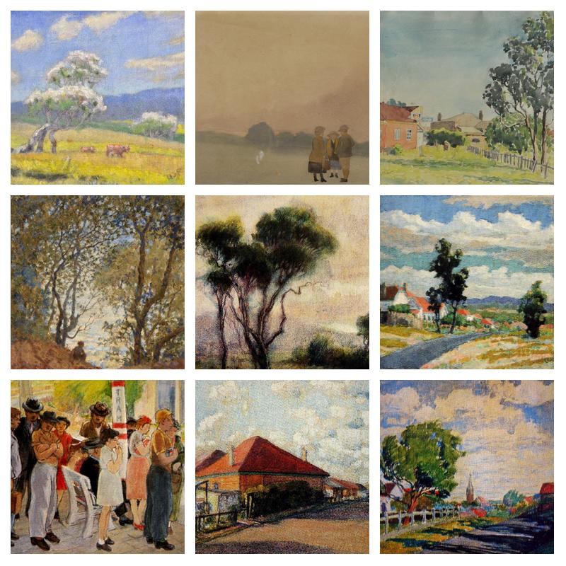 Walter Rowbotham. 1878-1951 Australia - Prices of Art at Auction